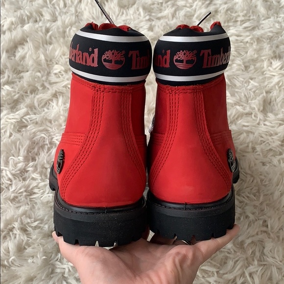 Timberland | Shoes | Timberland Red Suede Boots | Poshmark